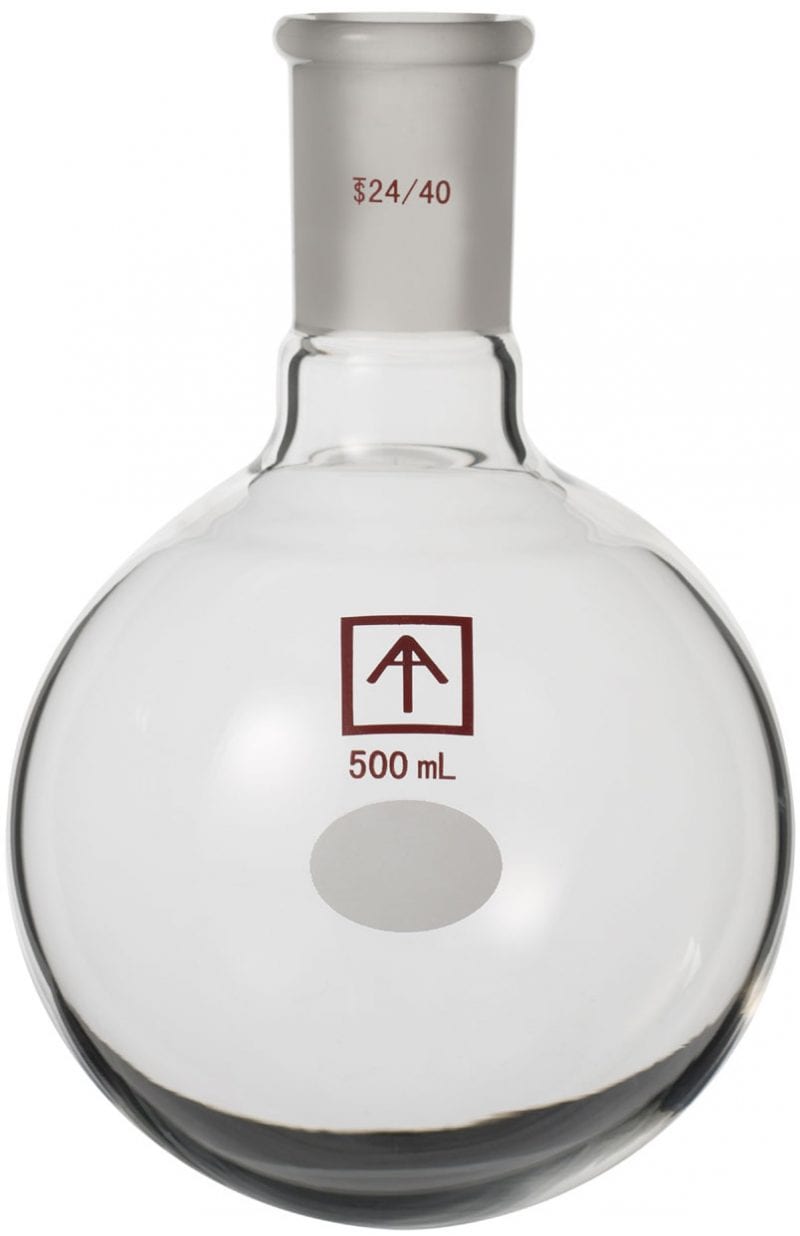 Ai 24/40 Heavy Wall 500mL Round Bottom Receiving Flask – SafeLeaf.ca