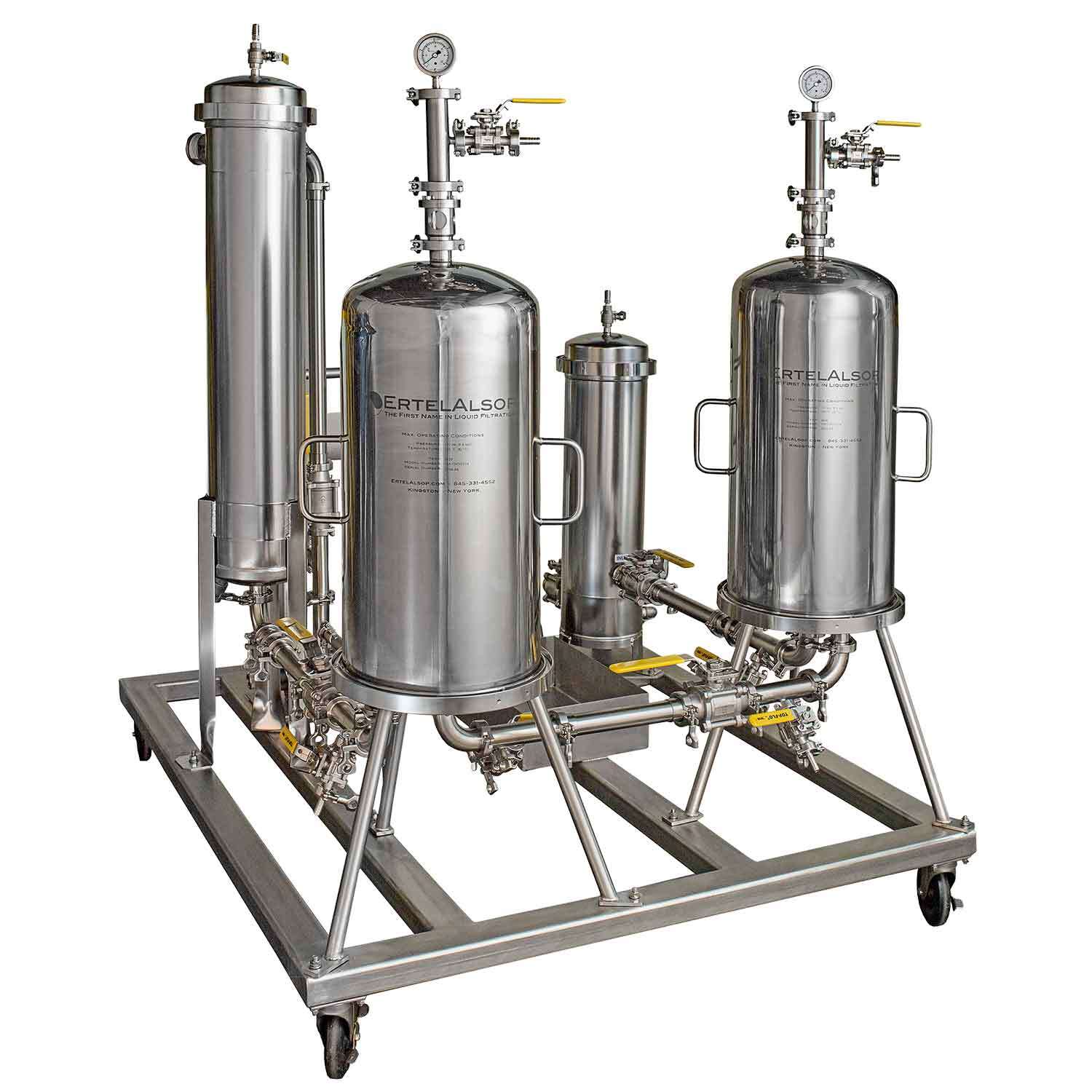4 Stage Lenticular Filter Skid – SafeLeaf.ca